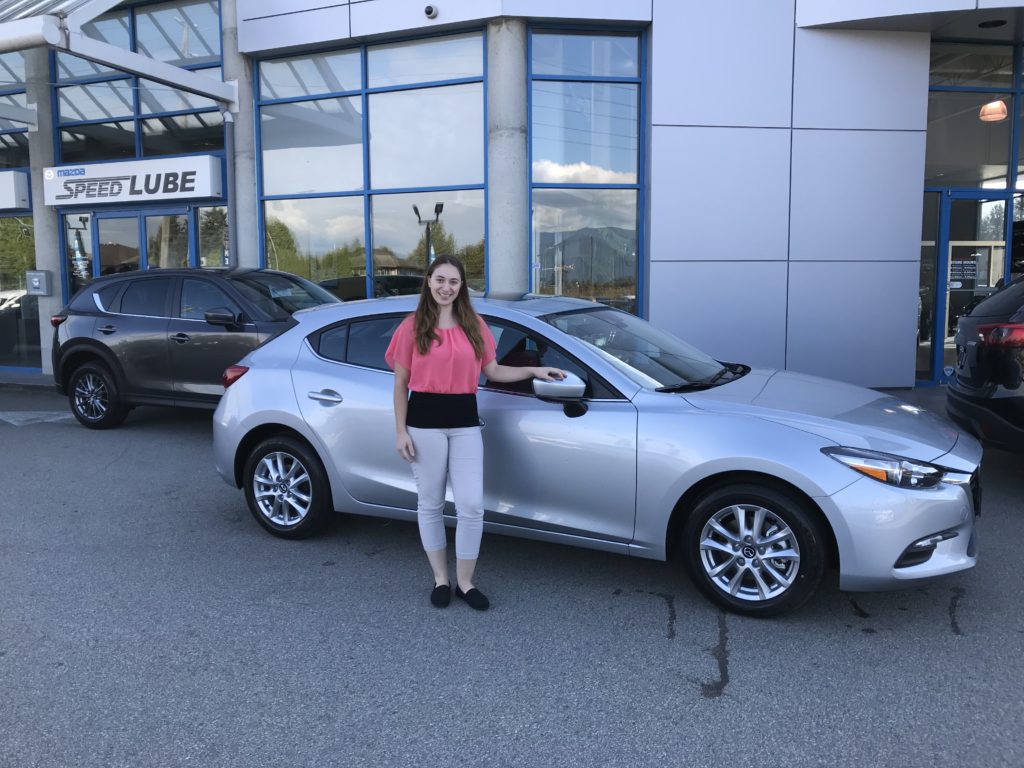 Erika Enjoys the Sporty Feel of Her Mazda3